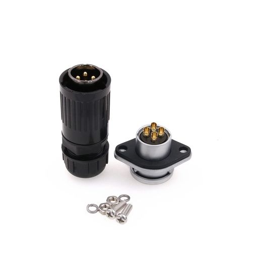 ケーブル外径範囲:8ピン~12ピン:4~6mm、2ピン~7ピン:6~12mm。カップリングタイプ:バヨネットカップリング。 タイプ: HP20シリーズ、防水コネクター。モデル: パネルマウント20mmコネクター。防水レベル: IP67。航空...