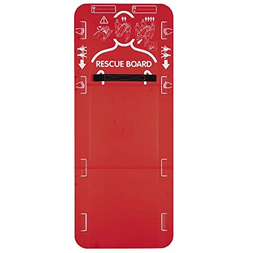 材質:紙製特殊繊維ボード 展開時サイズ:1800mmx730mmx2.4mm 折りたたみ時サイズ:600mmx730mmx40mm 重量:約3.5kg 表面処理:両面撥水コート カラー:レスキューオレンジ 付属品:50mm幅胸部ベルト(面フ...