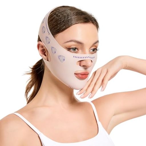【若々しいフェイスラインを手に入れてください】朝はむくみ解消x夜はリフトアップx24時間保湿管理で理想のV顔を持続。二重あごをケアだけでなく、頬骨からアゴ先にかけてシャープな輪郭形成をサポート。毎日の使用でフェイスエステ並みの引き上げ効果を...
