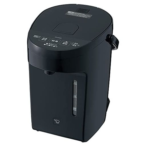 電気ポット新容量すこし小さめ「2.0L」サイズ 3段階の保温設定が可能。ミルク作りに便利な「70°C保温」も。 電気ケトルが置ける幅があれば設置可のコンパクトサイズ。 少量をゆっくり注げる「ゆっくりカフェドリップ給湯」
