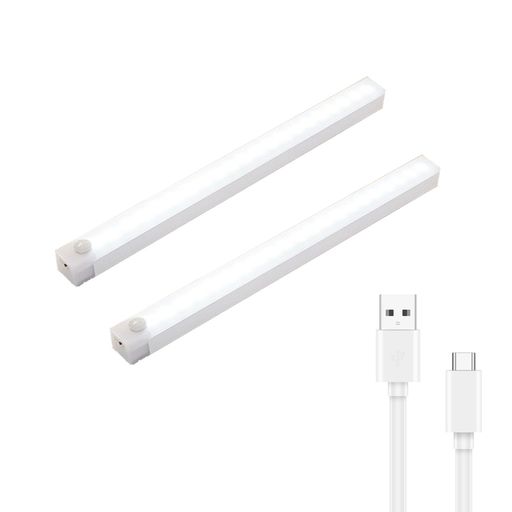 【Type-C充電式】充電式リチウムイオンバッテリーを内蔵し、付属のTYPE-Cケーブル。ワードローブ、寝室、玄関、階段、廊下、地下室、キャビネット、ガレージ、倉庫、食器棚など、さまざまな場所の室内灯として使用できます。充電指示:赤色ランプ...