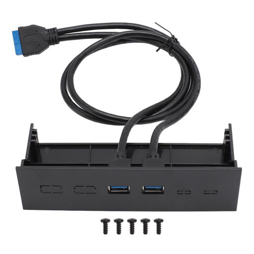 デュアルポート拡張:コンピューターのフロントパネルハブには、2つのUSBデバイスを同時に接続するための2つのUSB3.0ポートがあり、日常使用におけるユーザーの基本的なニーズを満たすことができます。 【5GBPS】USB3.0仕様に基づき、...