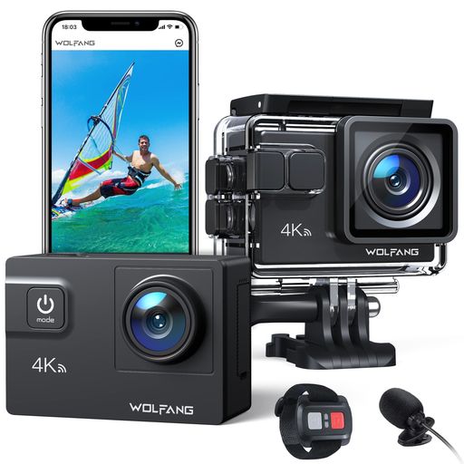 4K/60fps高画質&amp;タッチパネル式: GA300 アクションカメラは7層光学ガラスレンズとSONY製CMOSセンサーを搭載し、市販の4K30fpsより綺麗でより高い品質の画像と動画が撮れます。 60fps 20MPの本格的な4K...