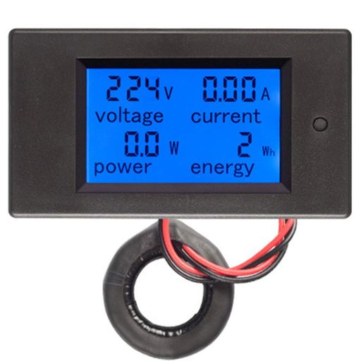 電圧テスト範囲:単相80〜260VAC電源、50/60HZ;現在のテスト範囲:0〜100A;CTの内径:15mm/0.6''。 メーターは有効電力(実電力)のみを測定できます。皮相電力は表示されません。DC-ACインバーターからの電力を測定...