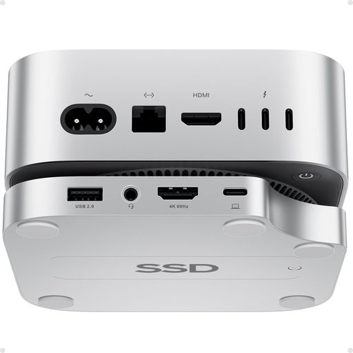 【9-in-1 Mac Mini M4ハブ】Mac Mini M4 2024専用に設計されたUSB C ハブです。このMac mini M4 2024 USB-Cハブは、1 x HDMI 4K 60Hz、1 x M.2 PCIe SSDスロ...