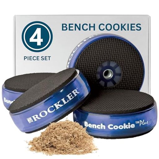 Bench Cookie Plus作業グリッパー:Rockler's Bench Cookie Plus作業グリッパーで作業をリフト、グリップ、保護しましょう。 クランプの必要がないので、ワークピースの全面にアクセスできるので、クランプの位...