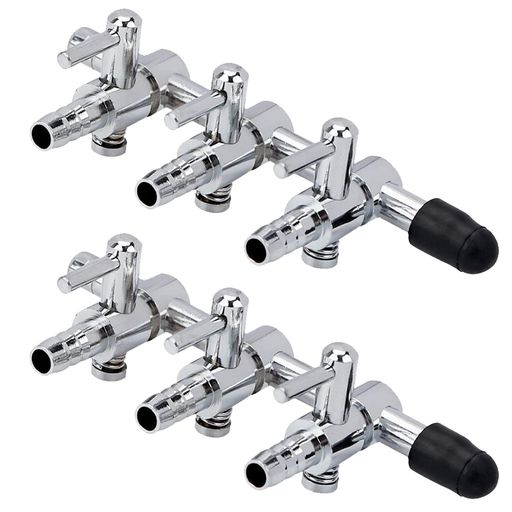 【パッケージ内容】2xエアー分岐管(3分岐)、カラー:シルバートーン。黒いゴム製プラグ付き。 【水槽エアーバルブ素材】アクア酸素ポンプ制御弁は、通常のステンレス鋼よりも堅牢で長寿命の全銅クロムメッキ材料で作られています。 【サイズ】分岐アウ...