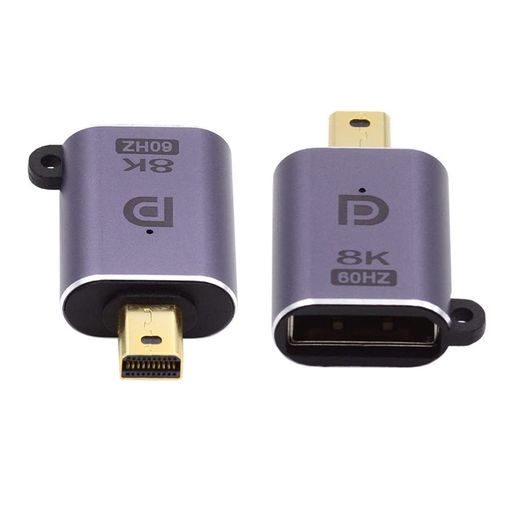 3Dビジュアルエフェクト、オーディオとビデオの同時送信。 Mini DisplayPortオスからDPメスへの変換をサポート。 8K @ 60Hz、4K @ 144Hz、UHD、HDRをサポートし、高精細ビデオ伝送体験を提供します。 高速帯...