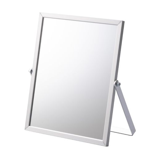 商品サイズ(幅x奥行x高さ):175mmx15mmx205mm 原産国:日本 内容量:1個 材質:フレーム:アルミニウム鏡:アルミニウム