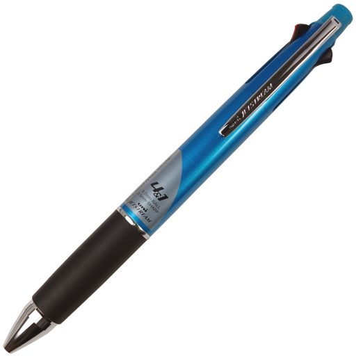 ノック式 / シャープ消しゴム付 重量:23.6g 芯径:0.5mm ボール径:0.7mm インク色:黒、赤、青、緑 サイズ:軸径 直径13.7x厚さ18.5x全長148.8mm