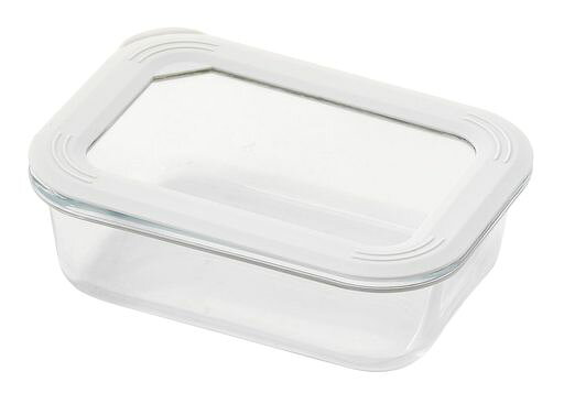 製品サイズ:(約)幅17x12.5x高さ5.5cm、容量/550ml 製品重量:(約)0.498KG 材料の種類:本体/耐熱ガラス製器具、使用区分/オーブン・電子レンジ(耐熱温度差120度)、ふた/強化ガラス製器具(強化の種類:全面物理強化...