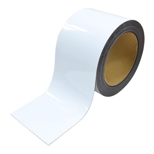 【サイズ】厚0.8mmx幅100mmx長10m巻 【材質】PVC 等方性マグネットシート 【納品時のサイズ】100x150x150mm(約3kg) 【使用場所】屋外のスチール面など