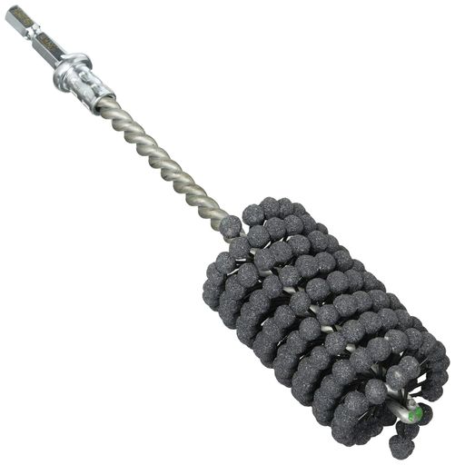 プロ ●差込角("):1/4(6.35mm) ●ブラシ径(φmm):41 ●全長(L1;mm):200 ●ブラシ長さ(L2;mm):70 ●重量(g):100