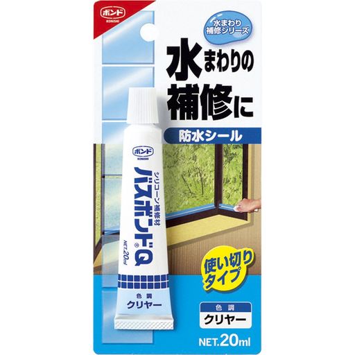水槽 パッケージ重量: 0.03 kg 標準使用量(塗布量):0.7m/本(5x5mm目地) 個装形態:ブリスターパック 性状:シリコーン樹脂系 注意:塗装不可。クリヤー・アルミは防カビ剤入りではありません。