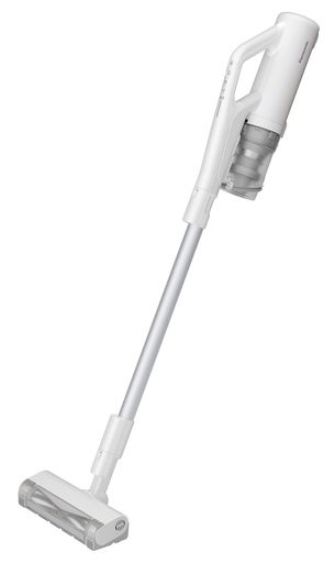 吸込仕事率※1 150 W*のハイパワーで本体質量2.0 kg(スティック時)を実現*150 Wは「HIGH」運転時(運転時間約6分)、「HIGH」運転の6分後は約120 W(当社測定基準による) 「からまないブラシ」と「フィルターレス」で...