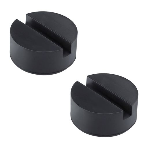 パッケージ内容:2xジャックパッドゴム。 サイズ:72x72x36mm/2.8x2.8x1.4。溝の深さ:12.5mm/0.5。溝幅:12.5mm/0.5。 材質:耐久性のあるゴム材料で作られ、最大耐荷重は2トンです。ジャックスタンドラバー...
