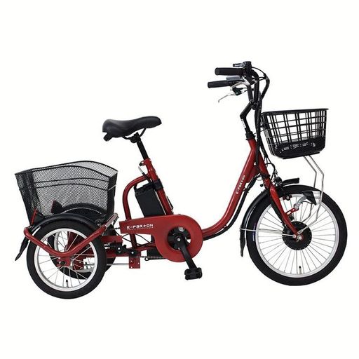 商品サイズ(cm):幅約140x奥行約58x高さ約95.5(組立時)●商品重量:約27.5kg 前カゴ:幅/34cm、奥行/29cm、高さ/21cm●後ろカゴ:幅/32cm、奥行/40cm、高さ/23cm●サドル地上高さ:約67.5~84....
