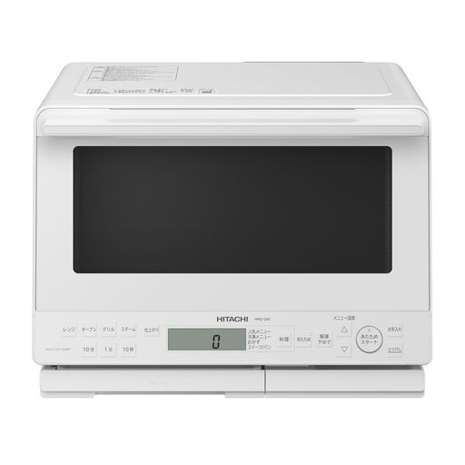 本体サイズ:幅487x奥行430x高さ365mm (ハンドル含む奥行寸法:461mm / ドア開放時奥行寸法:695mm) 庫内有効寸法:幅401x奥行344x高さ218mm 加熱方式:レンジ、オーブン、グリル、スチーム、過熱水蒸気 センサ...