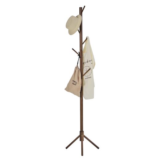 【商品仕様】サイズ:幅45x奥行き45x高さ175CM。素材:竹。重量:約1.66KG。耐荷重:50KGまで。カラー:ブラウン/オーク/ホワイト。 【高品質な天然竹製】自然の温かみを感じられる高品質な天然竹を使用しており、耐久性があり、湿気...