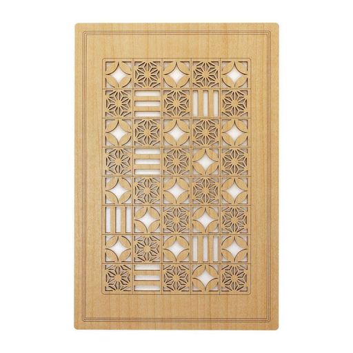 サイズ:B6変形(W120xD15xH180mm) ジャバラ折奉書36page 神社やお寺をイメージした木のぬくもりが伝わる御朱印帳です。