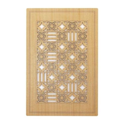 サイズ:B6変形(W120xD15xH180mm) ジャバラ折奉書36page 神社やお寺をイメージした木のぬくもりが伝わる御朱印帳です。