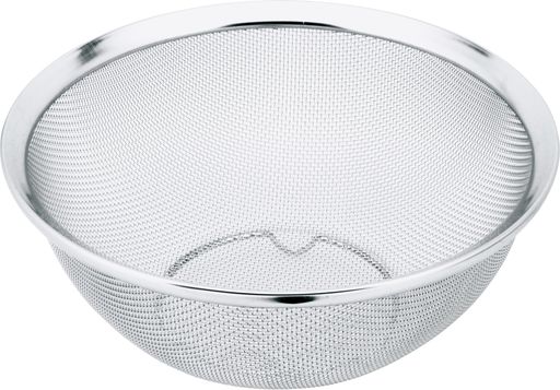 サイズ:φ225x100mm 本体重量(kg):0.190 素材・材質:18-8ステンレス鋼 生産国:日本/三条市 使用金網:平織/φ0.45x14メッシュ