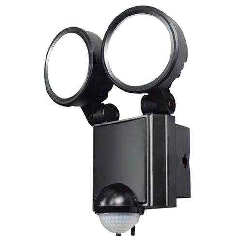 屋外 【LED防雨センサーライト】エクステリアにマッチする薄型デザインのLED防雨センサーライトです。センサーが人や車の動きを検知して自動で点灯します 。 【点灯時間が調整できる 】周囲の明るさをセンサーが検知し、点灯を開始します。お好みに...