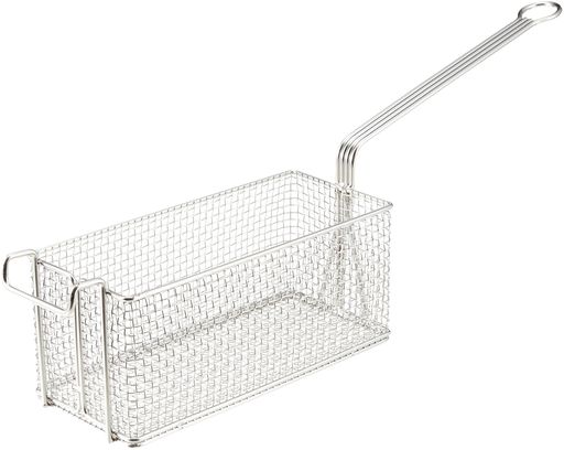 外寸 :カゴ:270x120xH120mm 柄:280mm 製品重量:790g 材質:18-8ステンレス