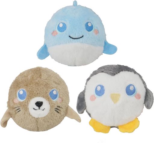 行動 【3種類のかわいいボールセット】 本商品はデザイン違いの犬 おもちゃ ボールが3個入ったお得なセットです。毛足のあるぬいぐるみ風カバーで、見た目も手触りもふんわり。毎日ローテーションできるので、愛犬がボールに飽きにくく、いつもの犬 ボ...