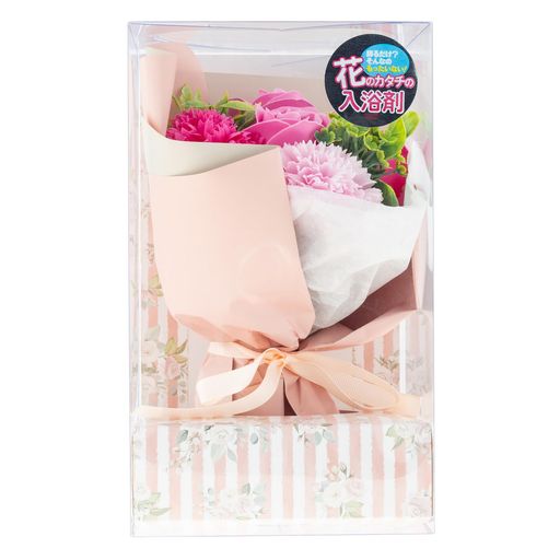 W13xD13xH22cm 飾ったあと花びらは、入浴剤としてお楽しみいただけます。 そのまま贈れる!飾れる!クリアケース入り オリジナルギフトバッグ&amp;メッセージカード付属