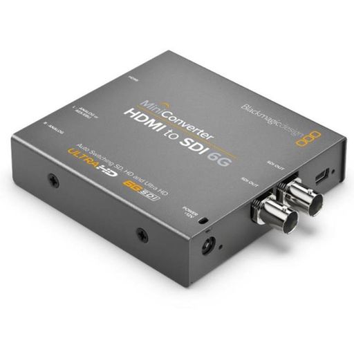 SDIビデオアウトプット。 SDIビデオアウトプットx2。 SD、HD、6G-SDIのHDMIビデオインプットに自動的に適合します HDMIビデオインプット。 HDMIタイプAイン アナログオーディオインプット: 標準の1/4インチのジャッ...