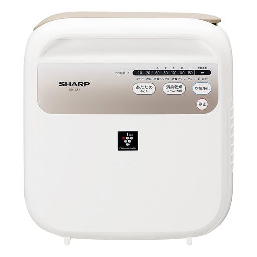 プラズマクラスター適用床面積:約6畳 消費電力:空気浄化運転27W、消臭乾燥運転:480W 電源コード:約1.8m 外形寸法:幅280mmx奥行135mmx高さ297mm プラズマクラスター適用床面積:約6畳 消費電力:空気浄化運転27W、...