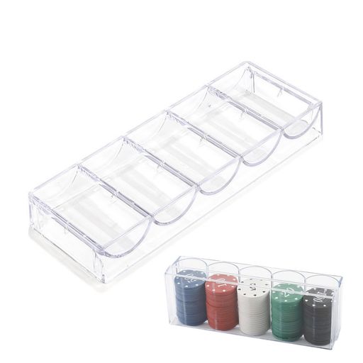 【高品質素材】:高品質のプラスチック素材を使用し、頑丈で耐久性があり、変形しにくく、長時間の使用でも摩耗しません。製品の品質と耐久性を保証します。注:この製品にはチップ片は含まれておらず、チップ収納ボックスのみが販売されています。 【多機能...