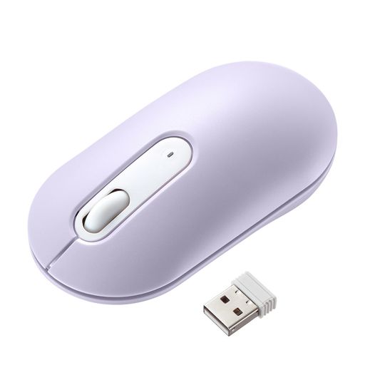 厚さ約30mmの薄型設計で、持ち運びしやすいワイヤレスマウスです。 左右対称形状なので、右利き、左利きを問わず、快適に使用できます。 ケーブルを気にせず使えるワイヤレスタイプです。 電波障害に強い2.4GHzデジタル帯で、通信範囲が半径10...
