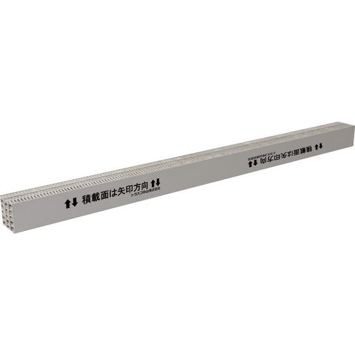 ●色:グレー●間口(mm):1500 ●奥行(mm):88●高さ(mm):90 ●圧縮耐力(t):7.5●圧縮耐力:7.5t/本(2本以上1組で水平使用時) ●ポリプロピレン樹脂