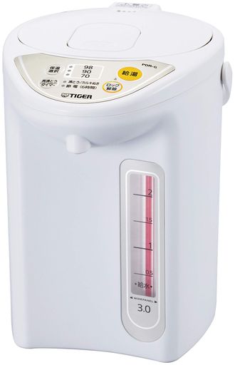蒸気量約1/3カットの省スチーム沸とう 節電タイマーで電気代お得 カラ炊き防止・転倒流水防止機能付き 本体サイズ:幅21.2x奥行28.0x高さ29.4cm 本体重量:2.2kg 本体=ポリプロピレン、内容器=ステンレス(フッ素加工) 電源...