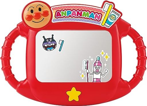 スタートボタンを押すと約60秒間、アンパンマンとばいきんまんの応援ボイスやオリジナルの歯みがきソングが流れます。 音楽やセリフに合わせてイラストが見えたり消えたりしてミラーに夢中になって歯みがきができます。 本体使用電池:単四電池x3個(別...