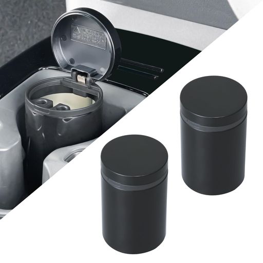 純正や後付けのドリンクホルダーにすっぽり収まる置き型タイプの缶灰皿の2個セットです! 差し込むと火が消える消火穴2つ付き。電子タバコでもご使用できます。 タバコホルダーで運転中にタバコを置いておくこともできます。 コンパクトサイズで大容量!...