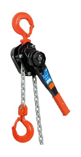 定格荷重(t):3.2 標準揚程(m):1.5 フック間最小距離(mm):363 レバー長さ(mm):360 梱包数(台):1 質量(kg):15.5