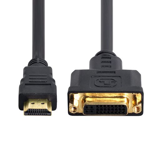 PC、ノートパソコン、HDTV用。 DVI信号ケーブルをHDMI入力のあるディスプレイに接続できます。 HDMI信号ケーブルをDVI入力のあるディスプレイに接続できます。 DVIメスからHDMIオスケーブル。 長さ:約30cm。