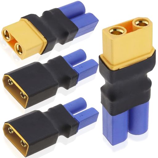 幅広く使用されています:EC5からXT90へのワイヤーなしコネクタは、FPVドローン、RCカー、リモートコントロール航空機、LipoバッテリーチャージャーESCなどの安全で信頼性の高い電源コネクタとして広く使用されています。 XT90からE...