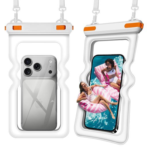 【超高防水性能】エアクッション構造を採用し、水中に落としても浮き上がります。最大300gまで浮力対応で、デバイスの紛失を防止。精密なABSロック構造と内部加圧設計により、完全防水・漏水ゼロの密閉性を実現しています。 【水上・水中でも高精細表...