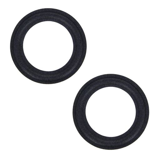 【サイズ】タイプ:スピーカー側バブル側;カラー:ブラック;外径:98mm;内径:64mm;インチ:4インチ;2個入り,このフォームリングは、耐久性と長寿命を確保するために、良質な素材で作られています。振動と重圧に効果的に抵抗し、スピーカーの...