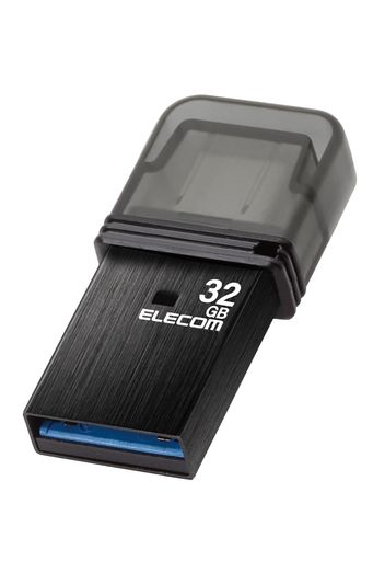 コンパクトな本体にUSB Type-C(TM)コネクターとUSB-Aコネクターを搭載したUSBメモリです。 ※USB Type-C(TM)コネクターにはキャップが付いています。 Windows パソコン、Mac、スマートフォン、タブレットな...