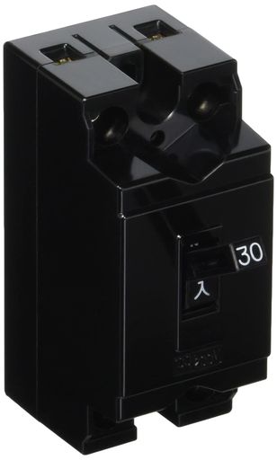 定格使用電圧:100-100/200V/ 定格電流:30A 極数:2P/ 素子数:2E/フレーム:30AF/ 端子仕様:ソルダレス端子方式 当座金付 逆接続:可能/ 過電流引外し方式:熱動 原産国:日本