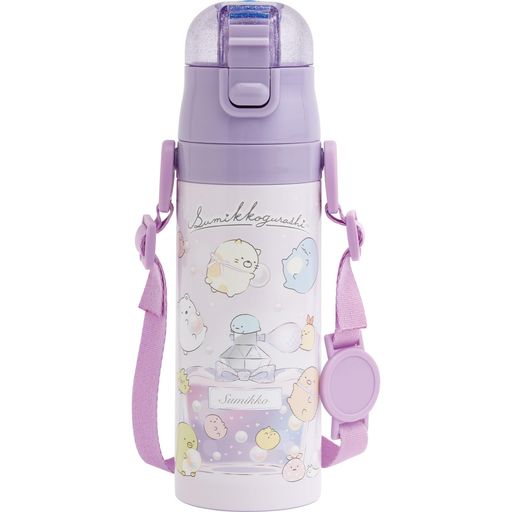サイズ:約H220xW70mm ステンレス製 PP製フタ、コップ 内容量470ml(コップ飲みタイプ430ml) ショルダー紐付き