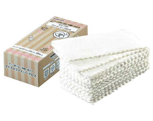 サイズ:約20x20cm 素材・材質:ポリエステル85%、ナイロン15% 入数:15枚