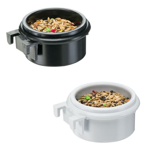 アクティブ イタリアferplast社製の鳥かごに掛けて使える餌入れ。 鳥かごに掛けてお使いください。 ■本体サイズ:5x5xh3cm