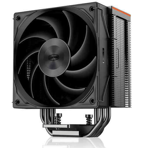 【超高性能FDBファン】RZ400 V2 CPU Cooler はF5 R120 120mm FDB の高性能ファンを組み合わせており、質感が高級で美しく、超大型風量86.73 CFM、超高速回転速度2200プラスマイナス10%RPMで、超...