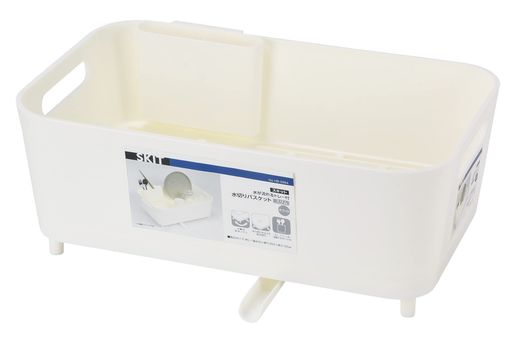製品サイズ:(約)幅40x奥行25x高さ15.5cm 製品重量:(約)1kg 素材・材質:本体・トレー・ノズル・水切りポケット/ポリプロピレン(耐熱温度100度・耐冷温度-20度)、排水栓/シリコーンゴム(耐熱温度150度・耐冷温度-20度...